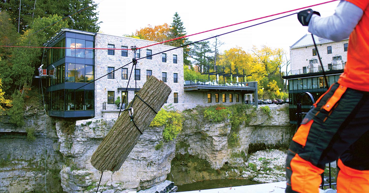Highlining Over the Elora Gorge